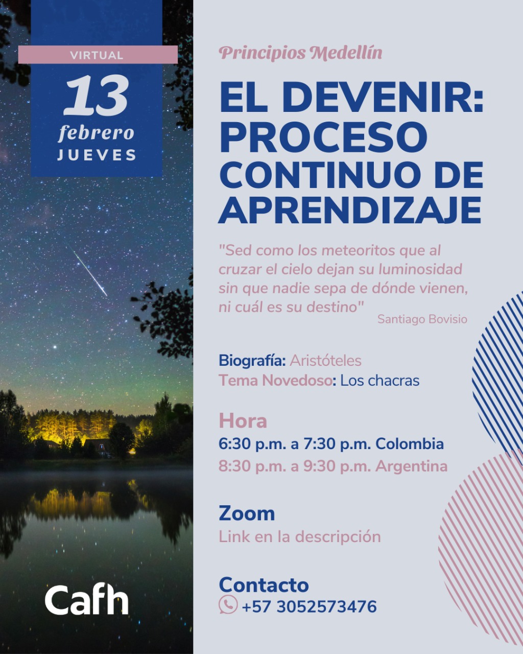 El Devenir: Proceso Continuo de Aprendizaje | Cafh Suroccidente - Cafh